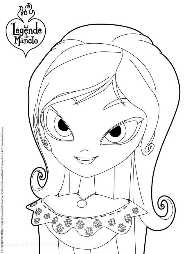 life of book coloring pages