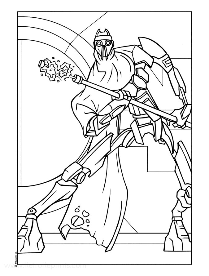 star wars coloring pages clone