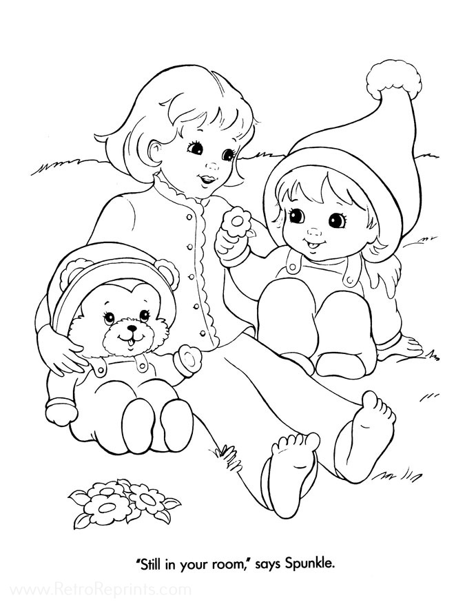 new big sister coloring pages