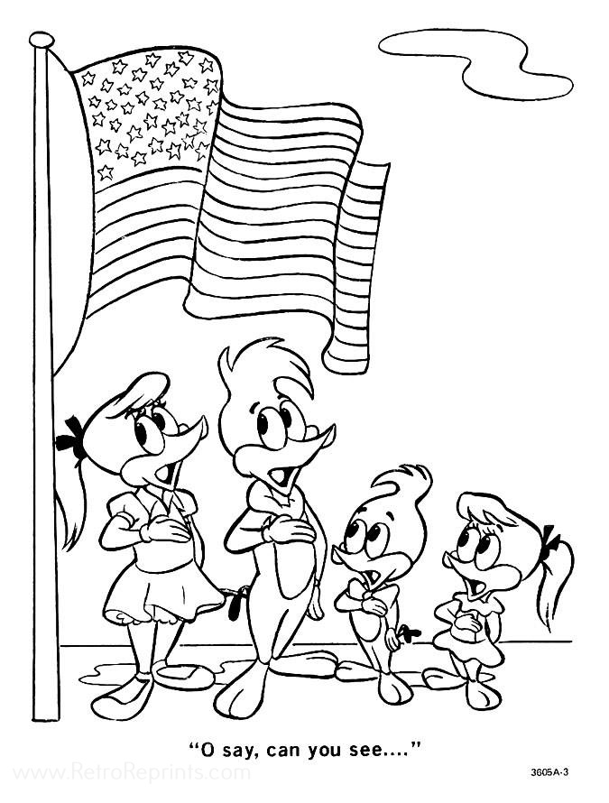 woodywoodpecker coloring pages