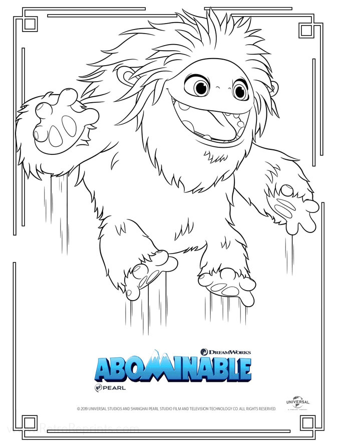 universal movie coloring pages