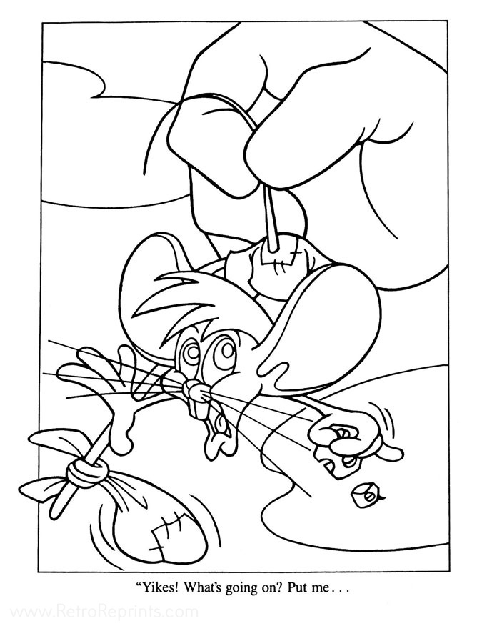 mighty mouse coloring pages