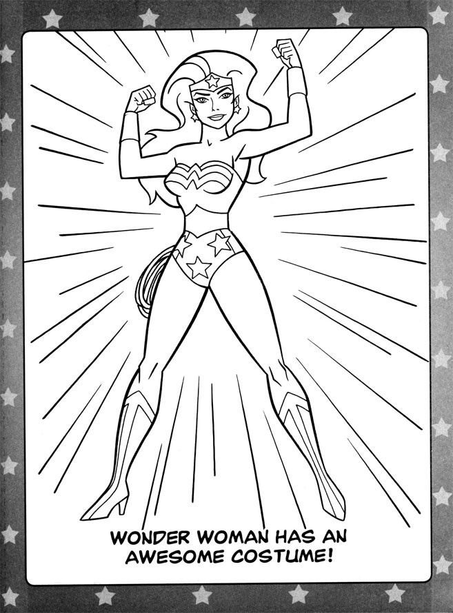 wonderwoman coloring pages