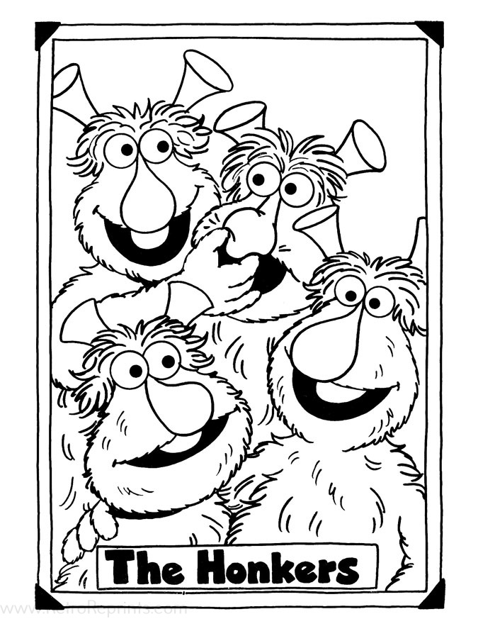 seaseme street coloring pages