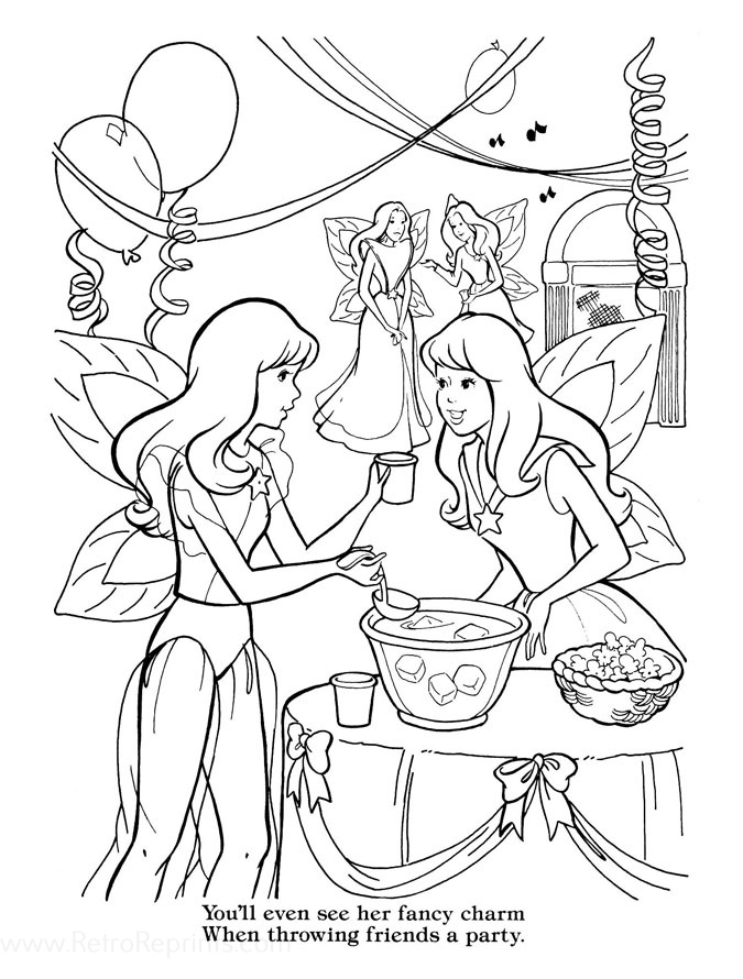 disnsey fairys coloring pages