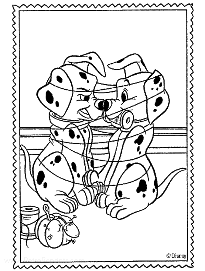 coloring pages of dalmation