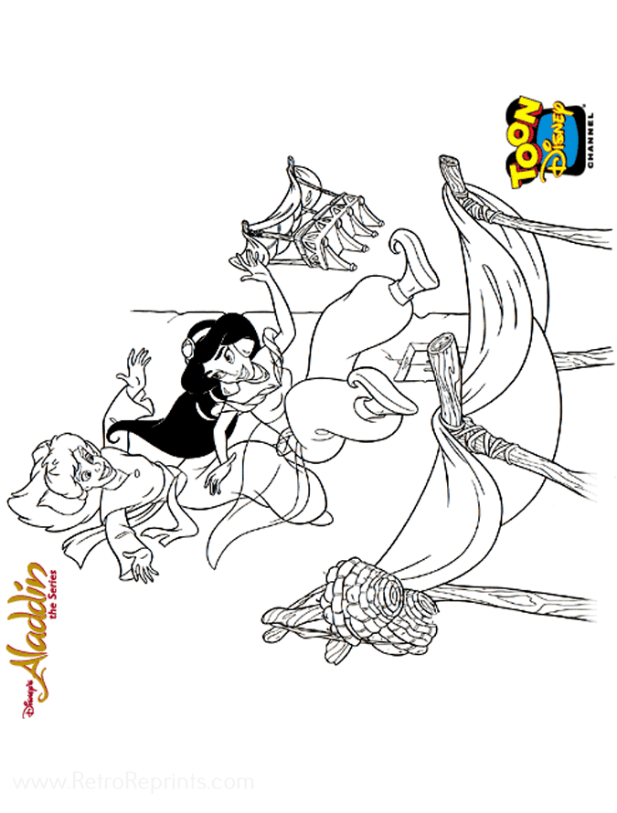 jasmine coloring pages to print