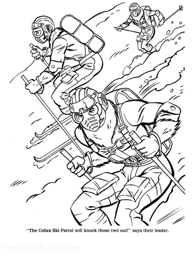 gi joe cobra coloring pages
