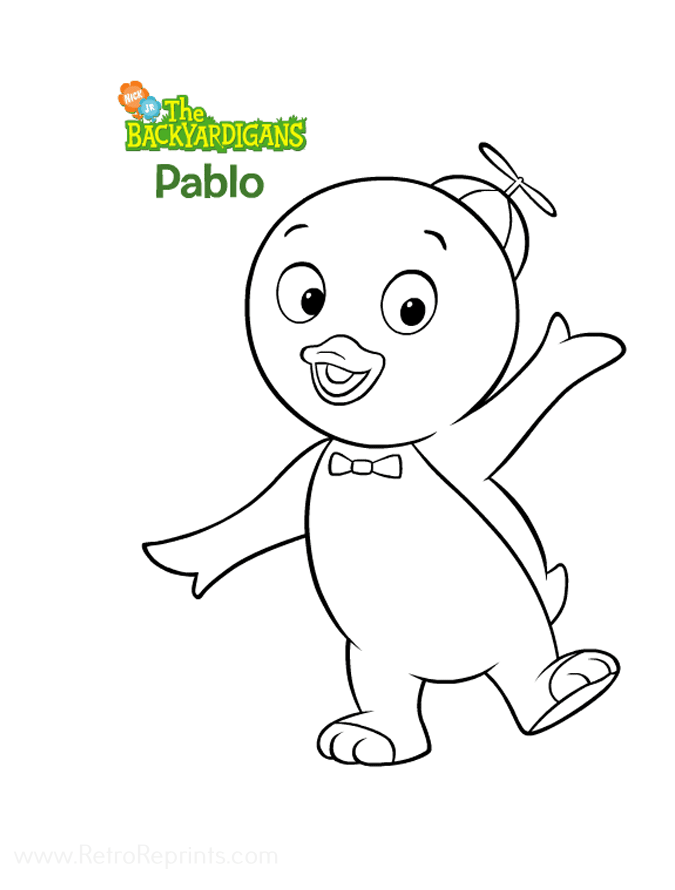 pablo coloring pages