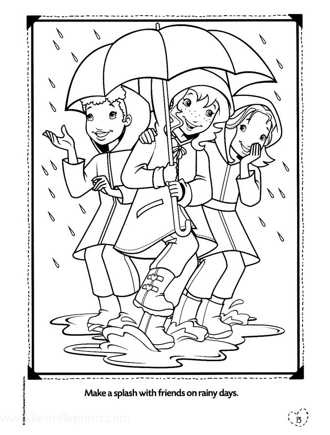 old holly hobby coloring pages