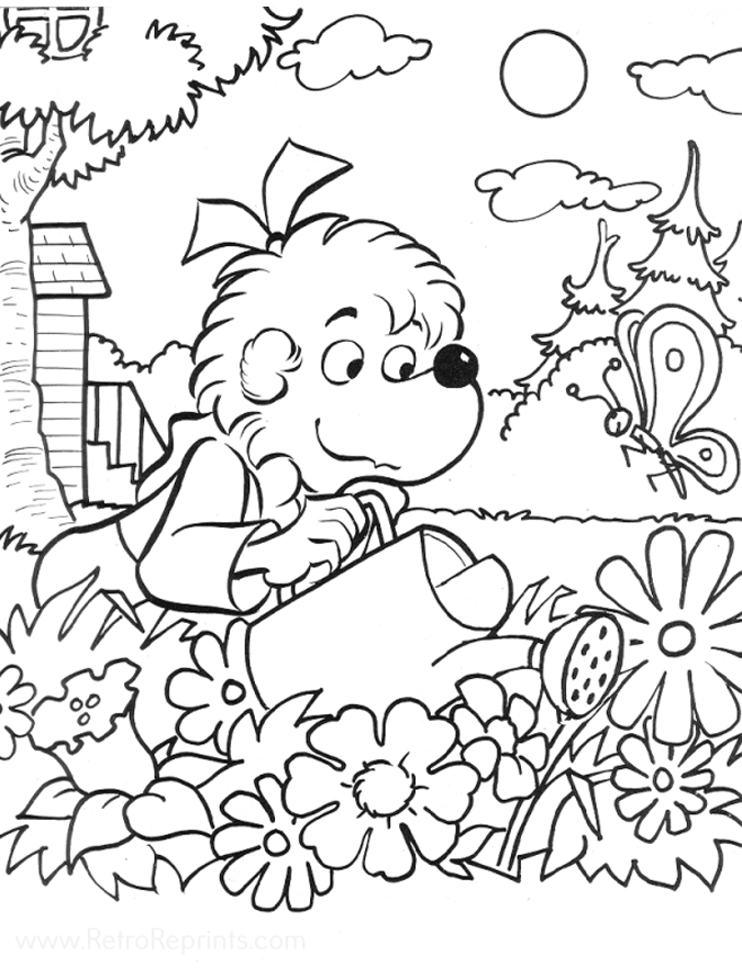 bernstein bear coloring pages