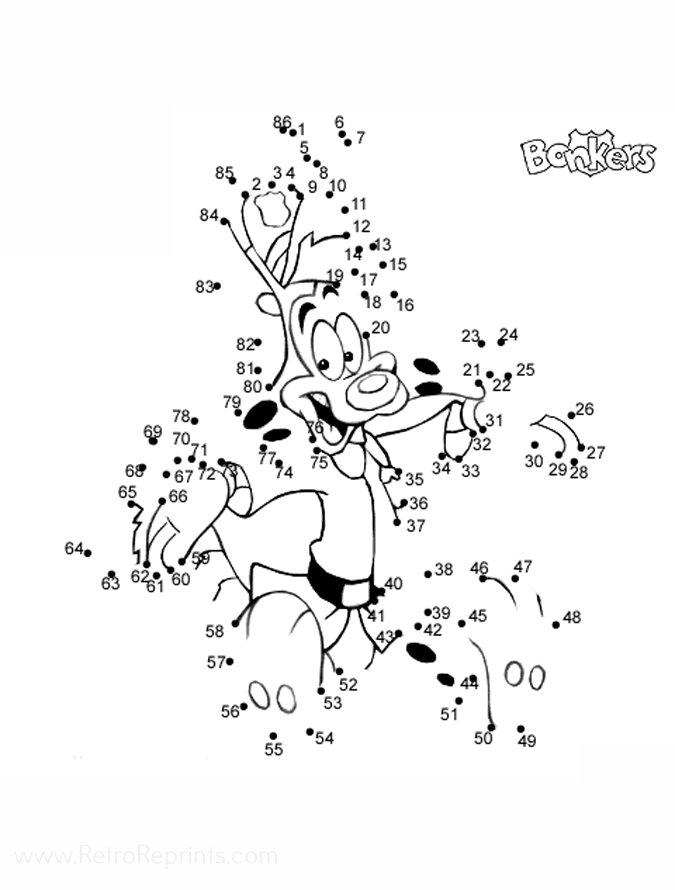 bonkers coloring pages