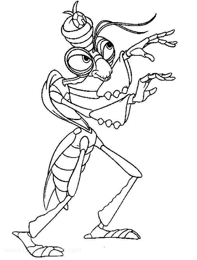 a bugs life coloring pages