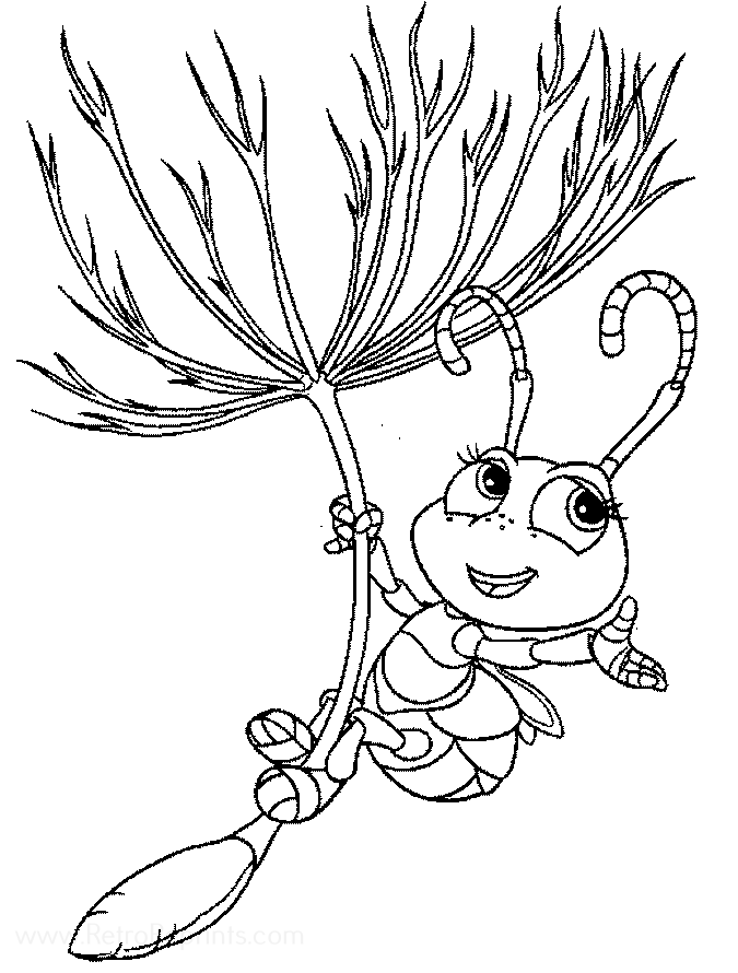 bugs life coloring pages