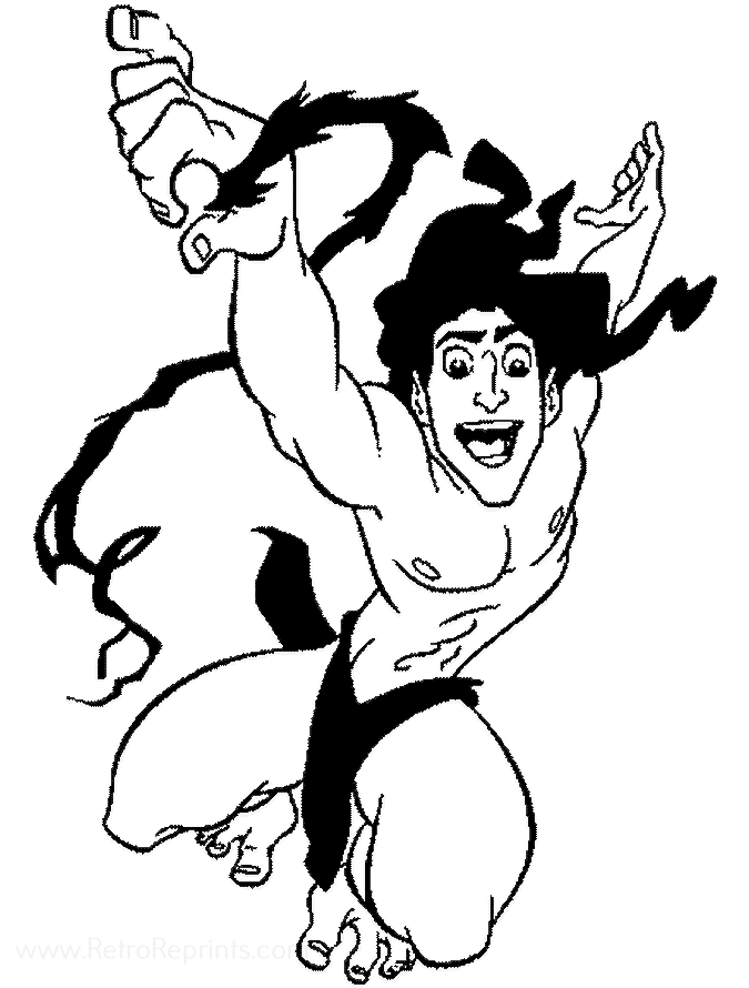 tarzan coloring pages