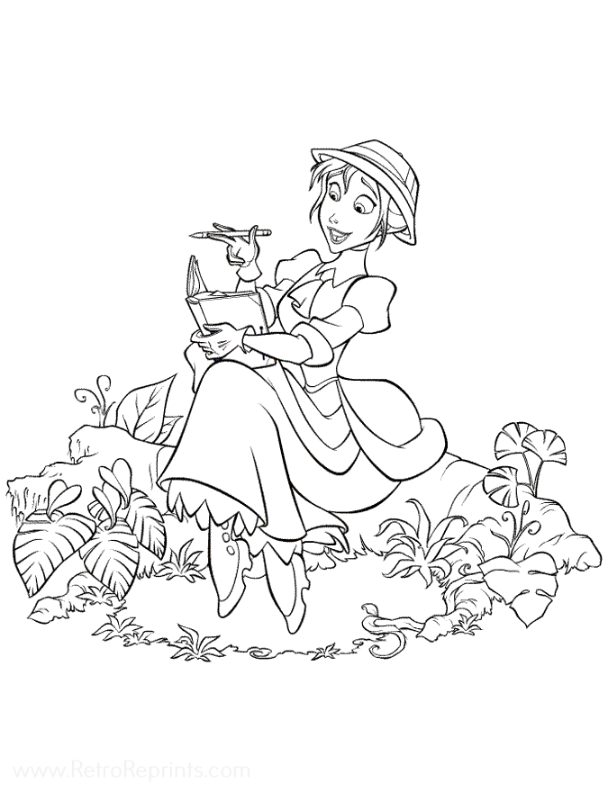 tarzan coloring pages