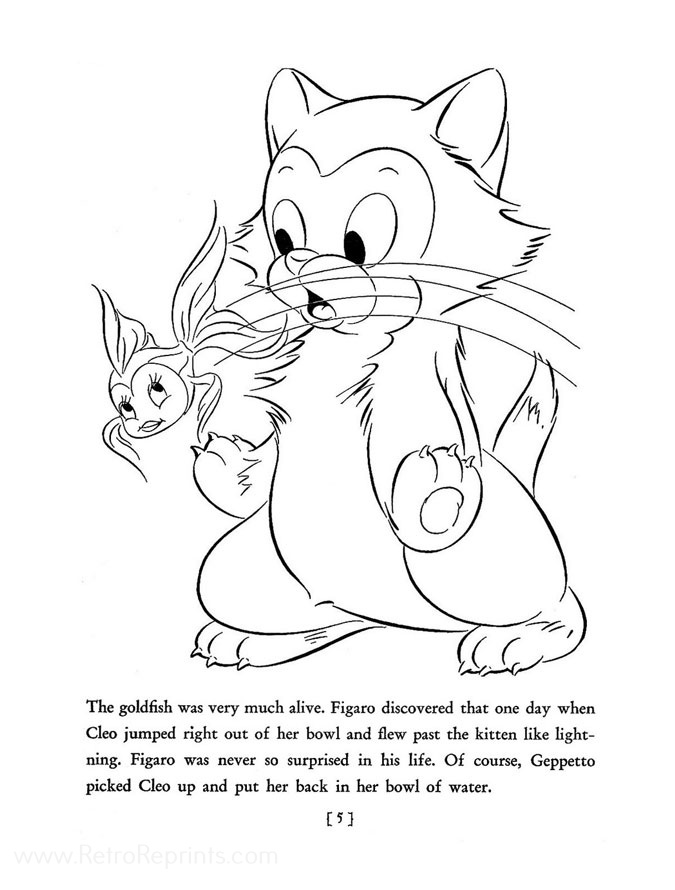 disney cat coloring pages