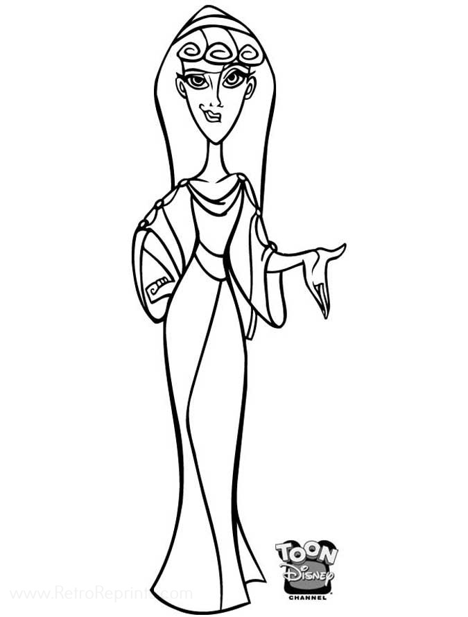 disney coloring pages megara