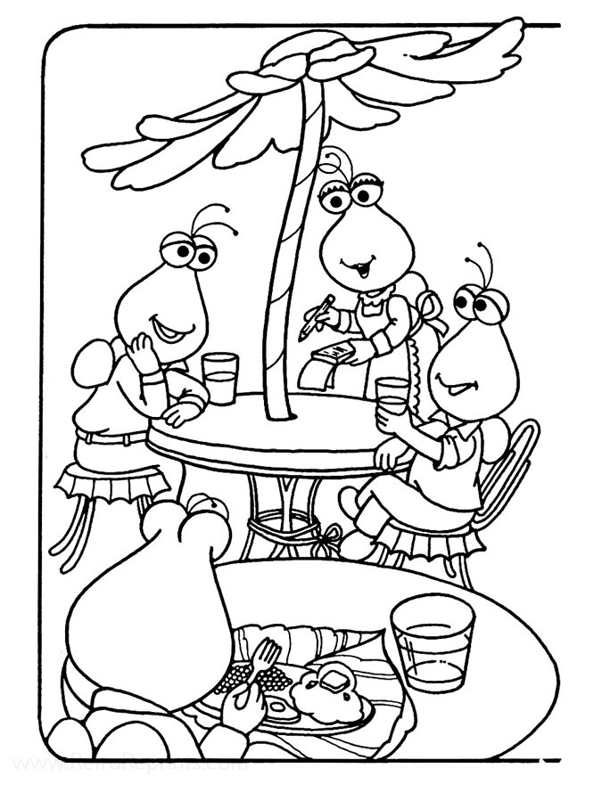 baby miss piggy coloring pages