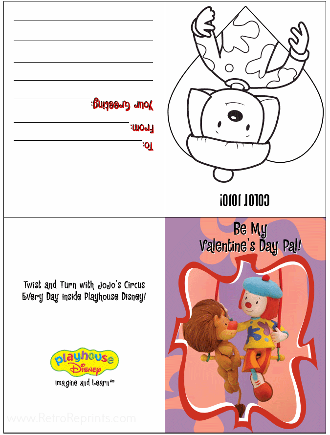 free jojo circus coloring pages