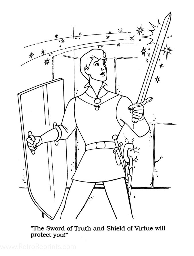 virtue coloring pages