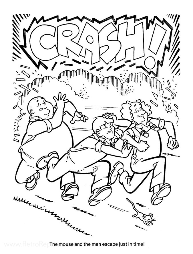 coloring pages of three stooges