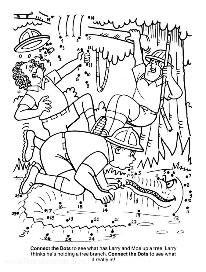 coloring pages of three stooges