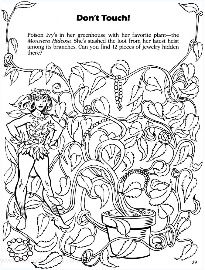 poisonous plants coloring pages