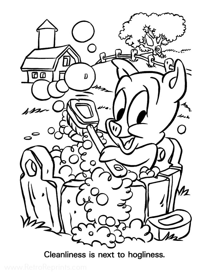 tiny tunes coloring pages