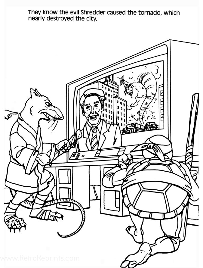 teenage turtle coloring pages