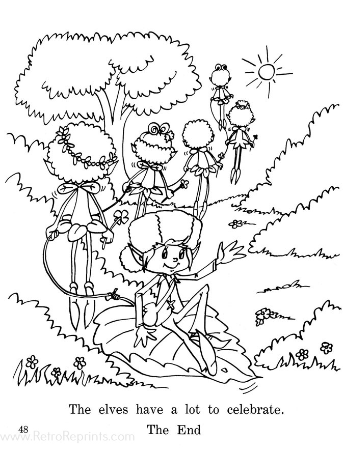 elf coloring pages elves