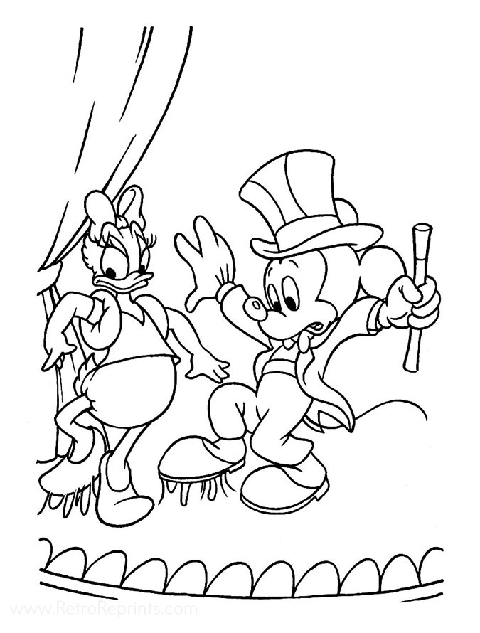 mickey mouse baby coloring pages