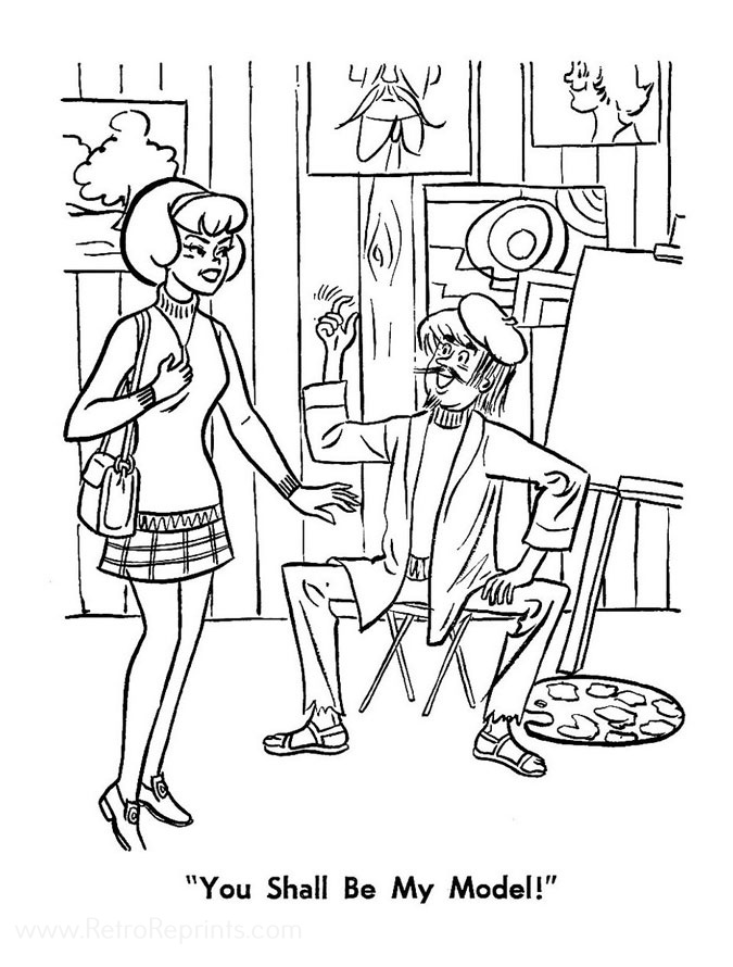 sabrina spellman coloring pages