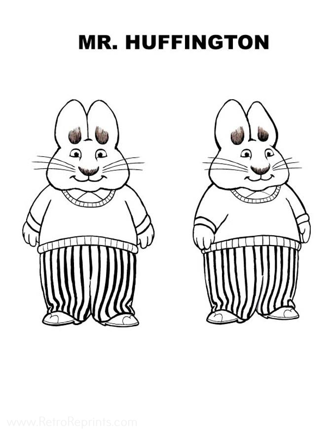 max and rubi coloring pages