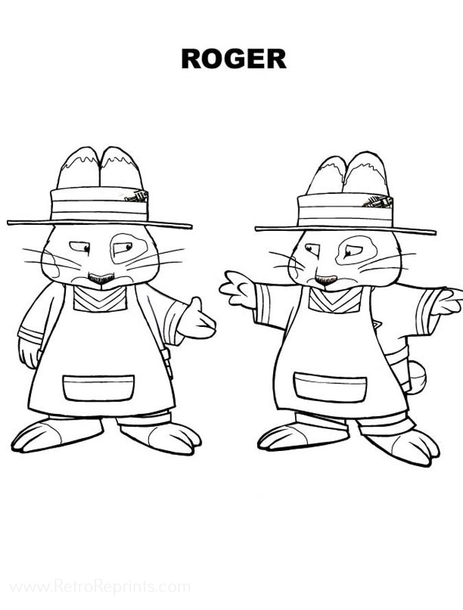 max and rubi coloring pages