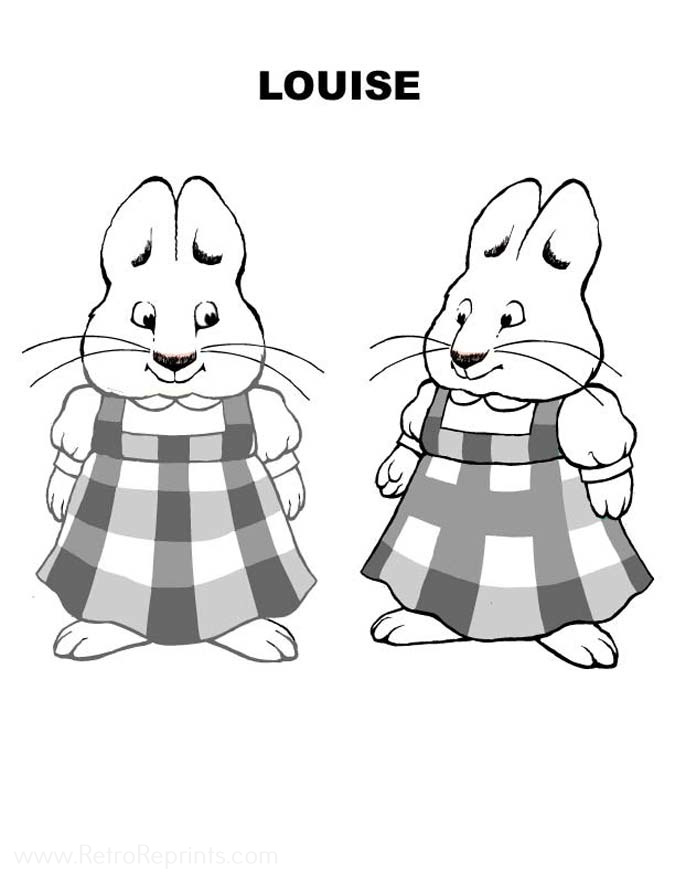max and rubi coloring pages