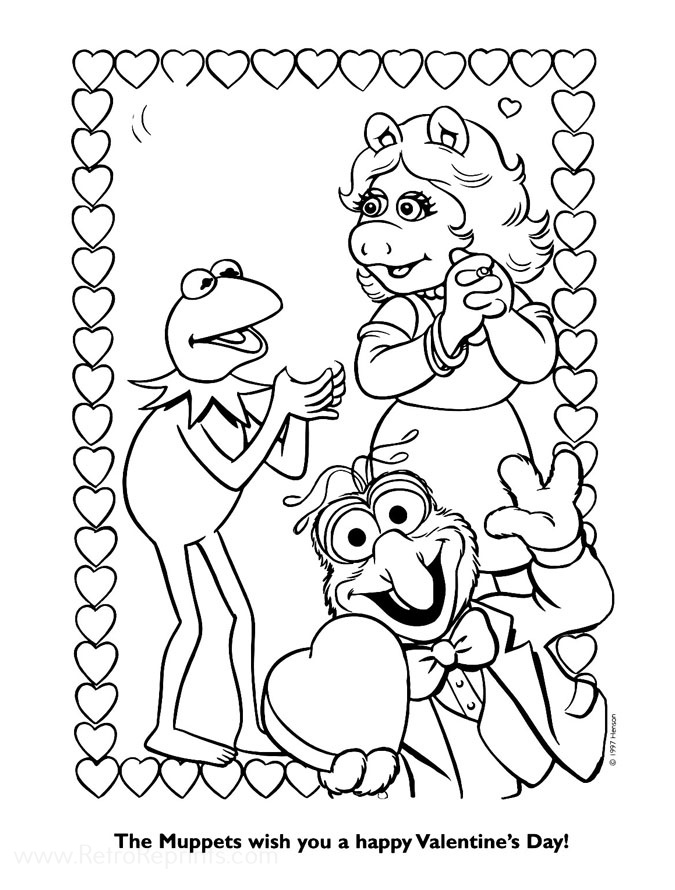 coloring pages miss piggy