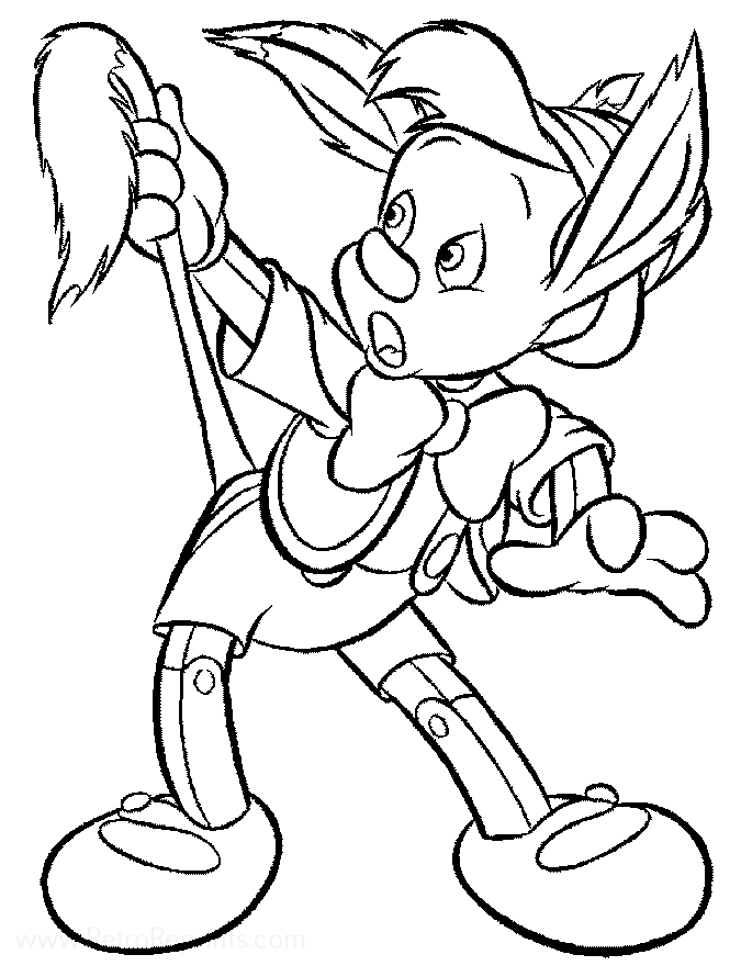pinokyo coloring pages