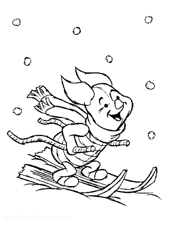 piglet and pooh coloring pages