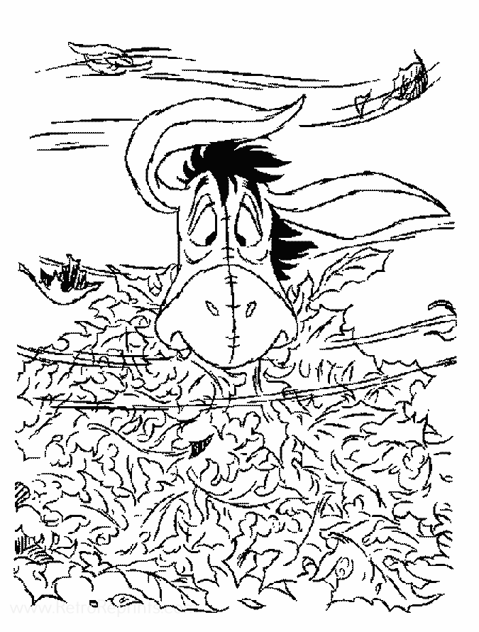 eyore coloring pages