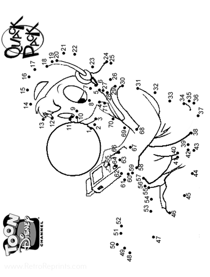 quack pack coloring pages