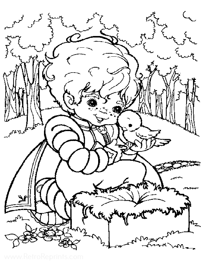 coloring pages rainbow brite