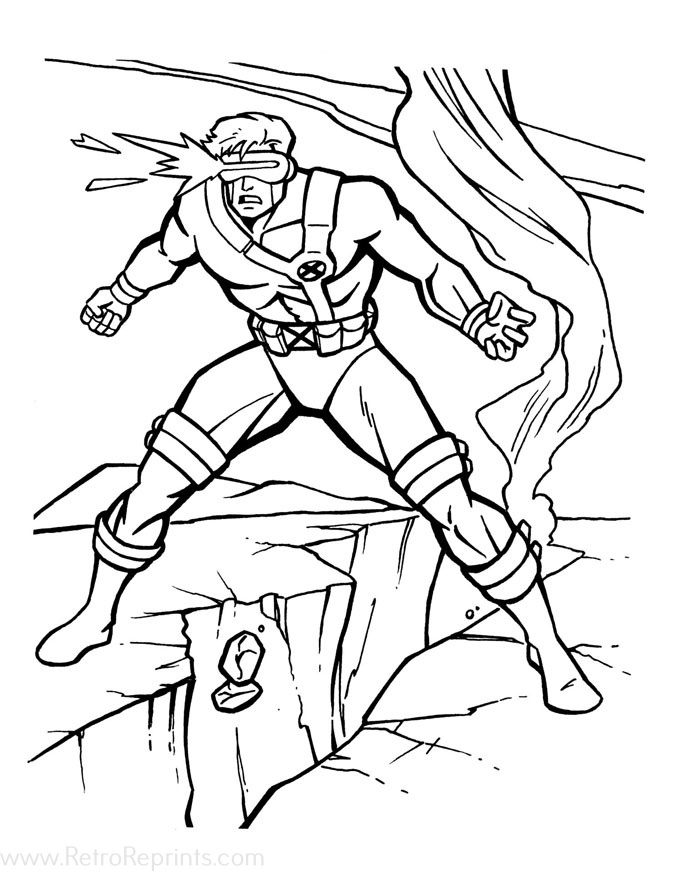 x man coloring pages