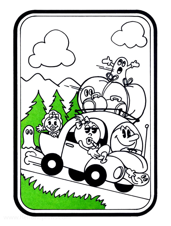 pacman coloring pages