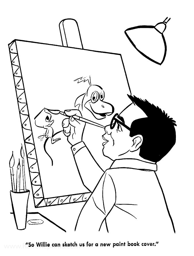 fresh paint coloring pages