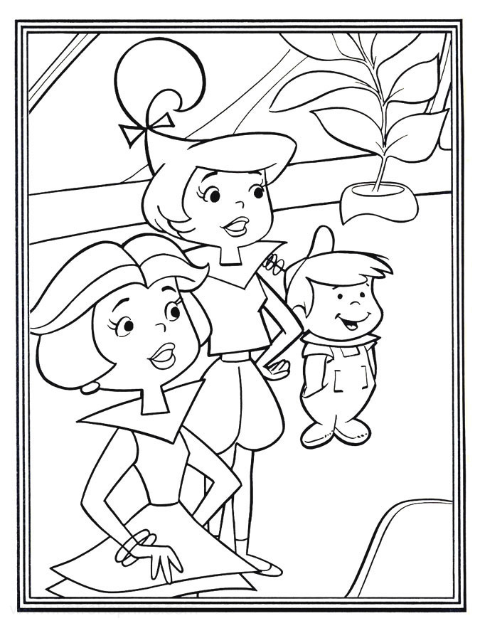 jetson coloring pages