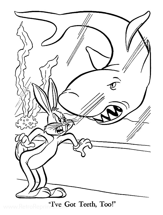 bus bunny coloring pages