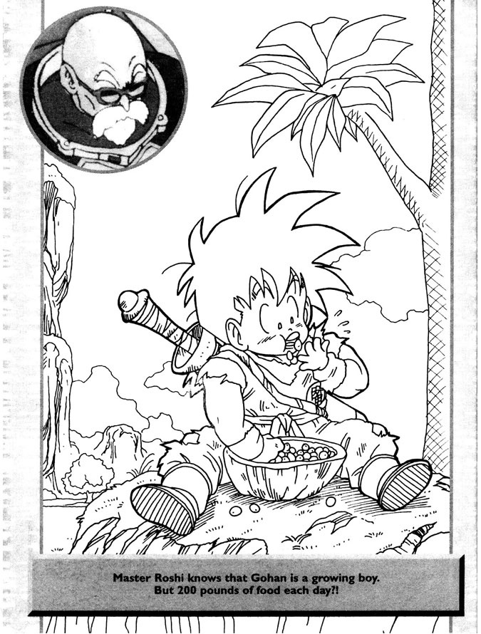 dragon boll z coloring pages