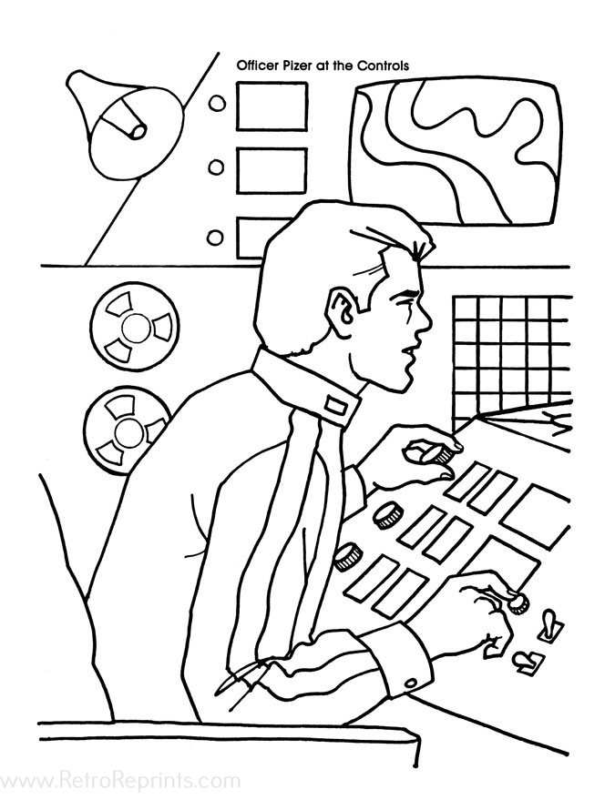 star trek coloring pages free