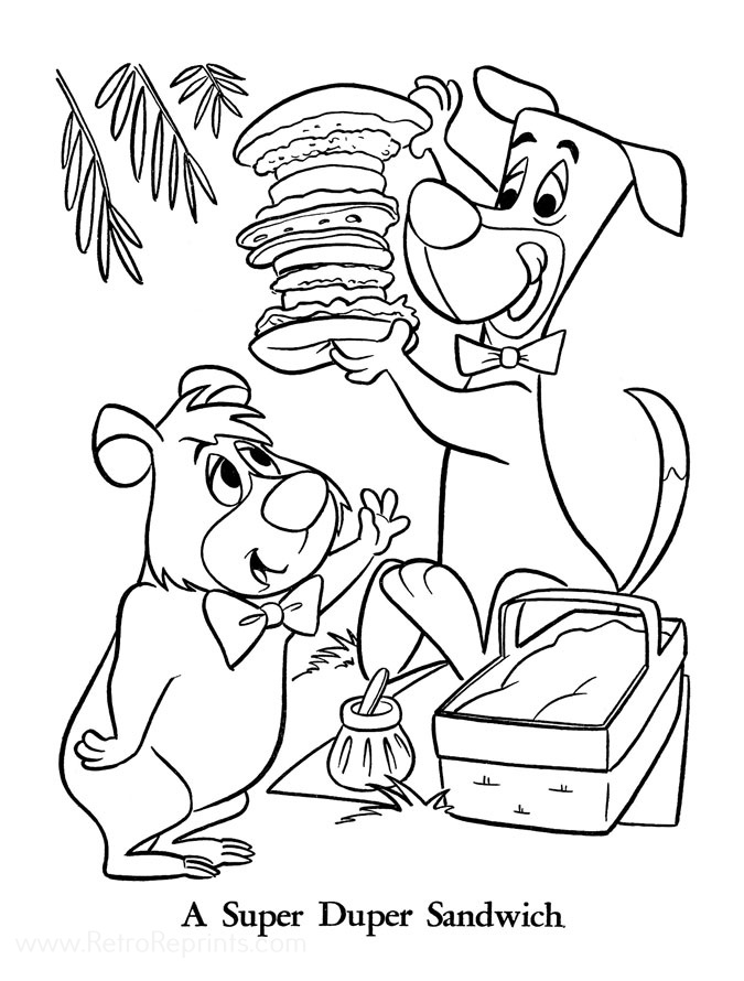 huckleberry coloring pages